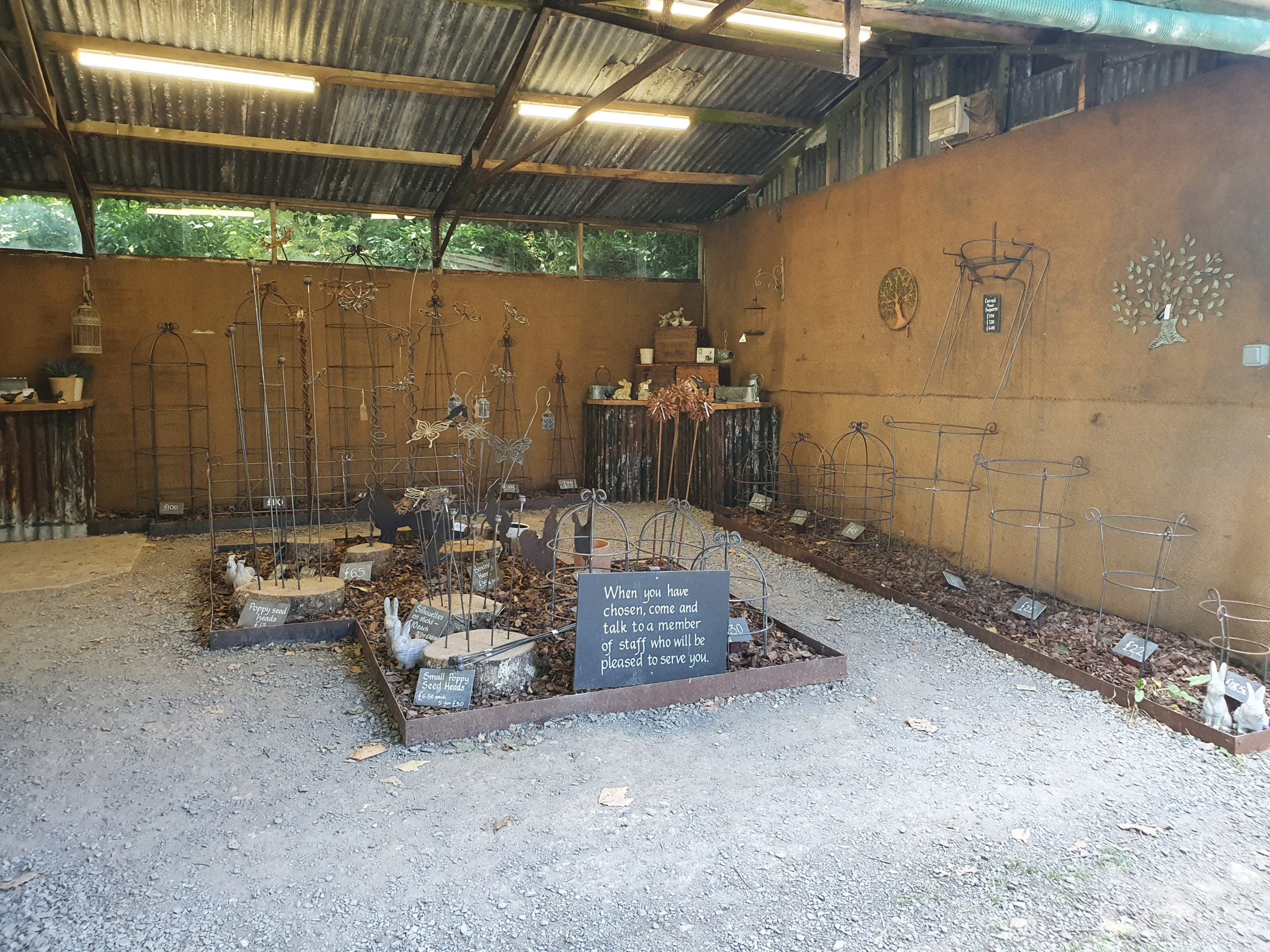 Garden Ironwork - Burrow Farm Gardens